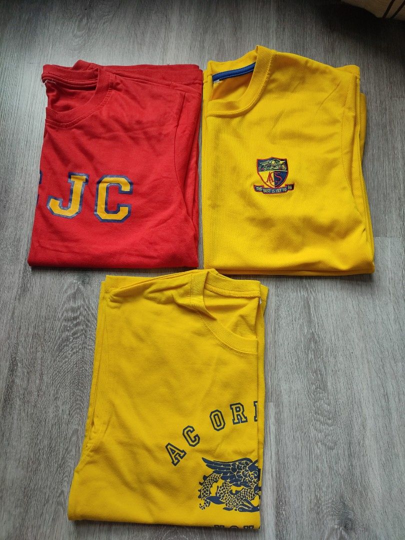 AC JC school tee & uniform, Everything Else on Carousell