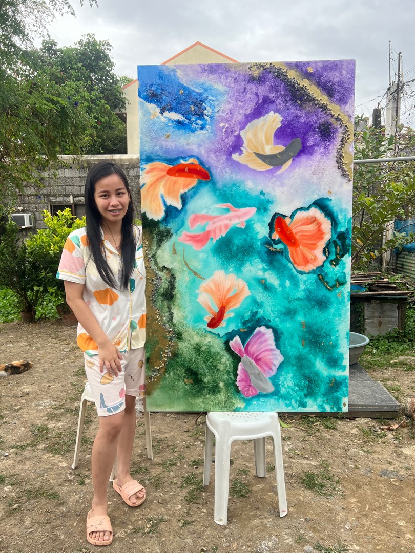 Acrylic painting on Carousell