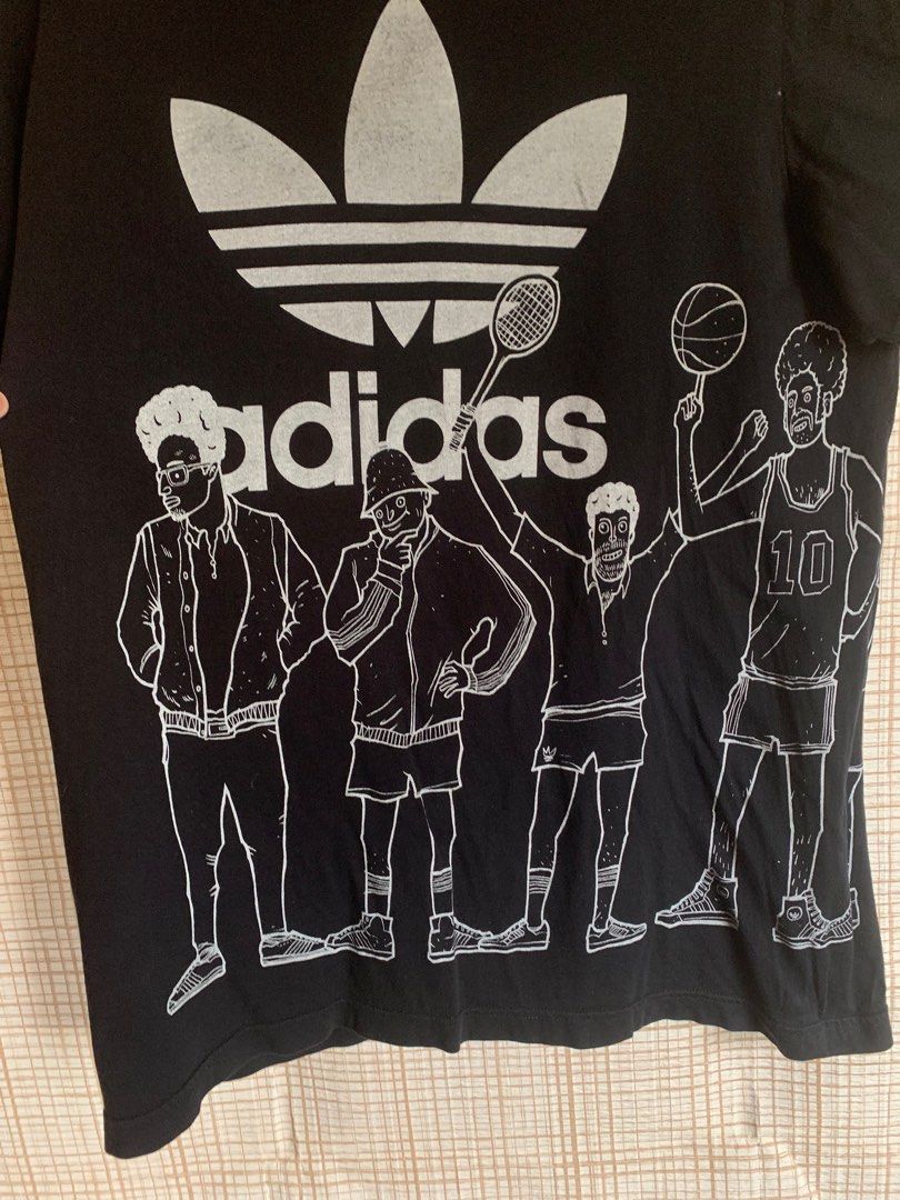 Adidas Block Party T-Shirt, Men's Fashion, Tops & Sets, Tshirts & Polo ...