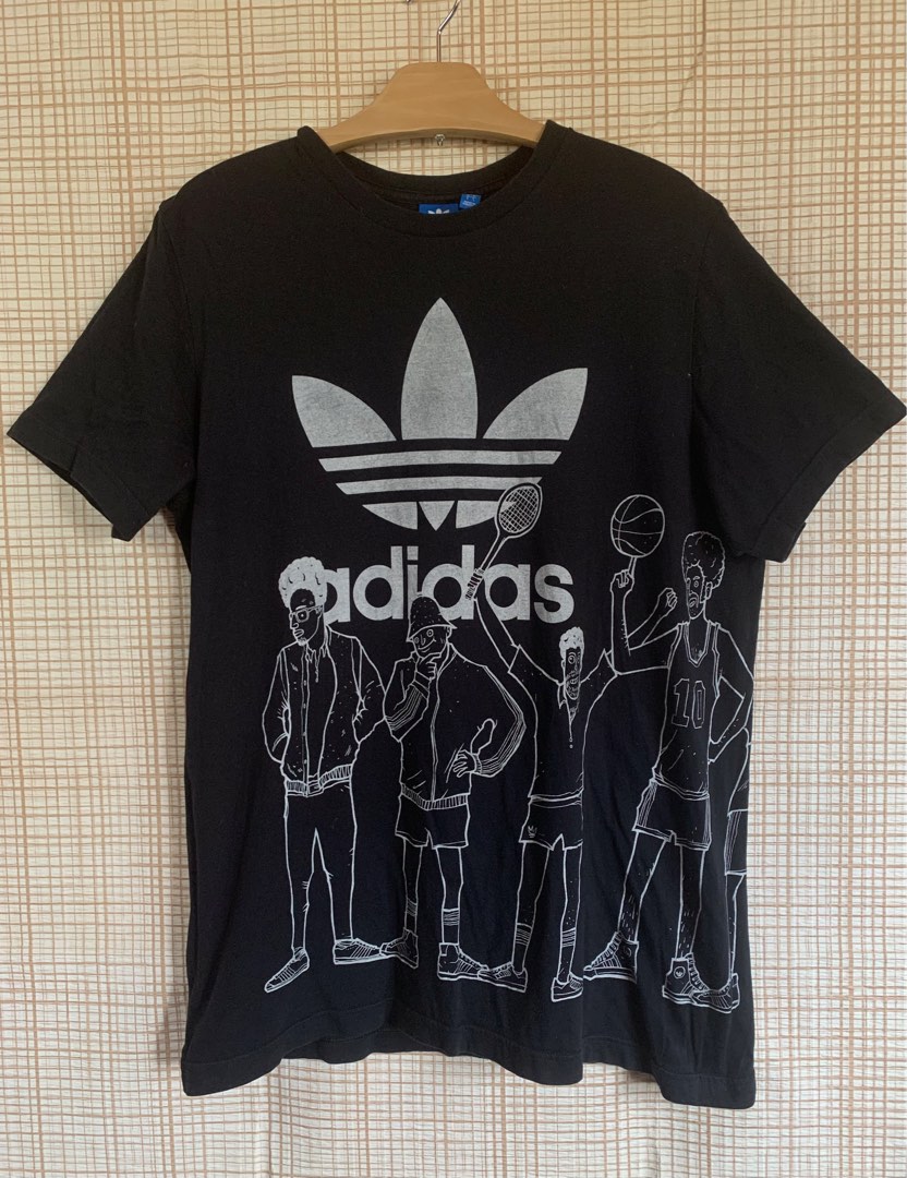 Adidas Block Party T-Shirt, Men's Fashion, Tops & Sets, Tshirts & Polo ...