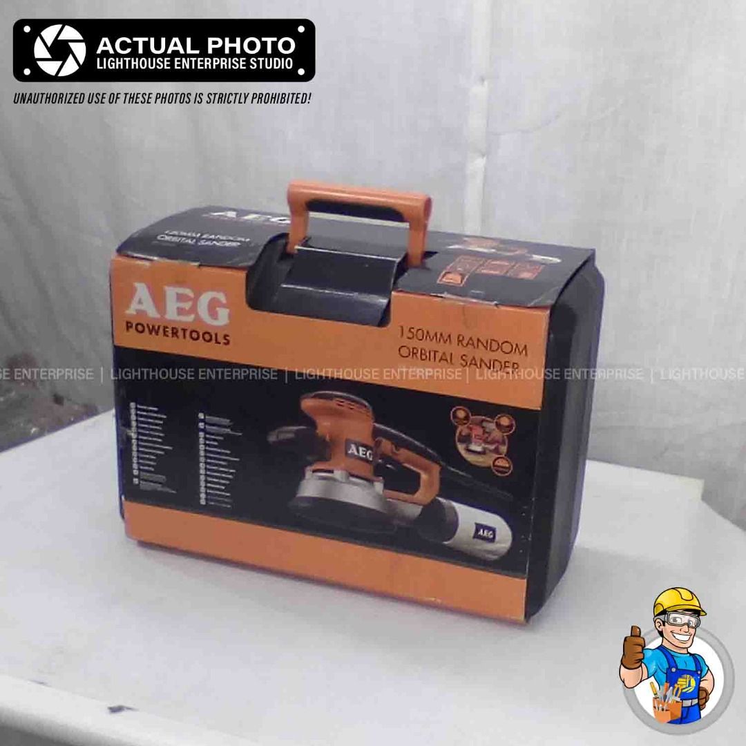 AEG 440W 6" 150mm Random Orbital Sander (EX 150 ES) *LIGHTHOUSE ...