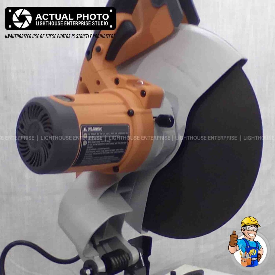 AEG Powertools 2300W Metal Cutting Chop Saw/Cut Off Machine (SMT-355 ...