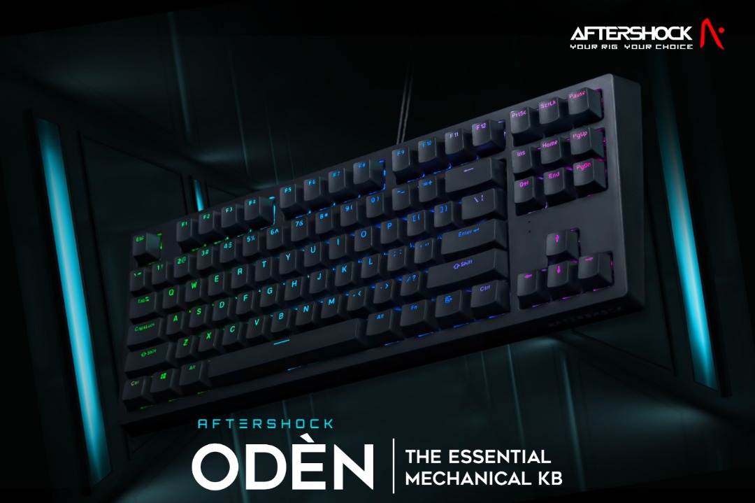 Aftershock Oden Black Mechanical Keyboard, Computers & Tech, Parts ...