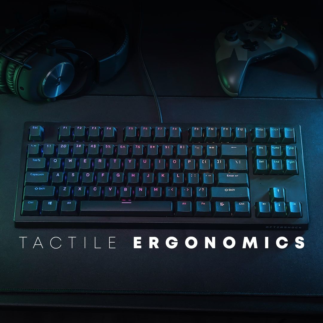 Aftershock Oden Black Mechanical Keyboard, Computers & Tech, Parts ...