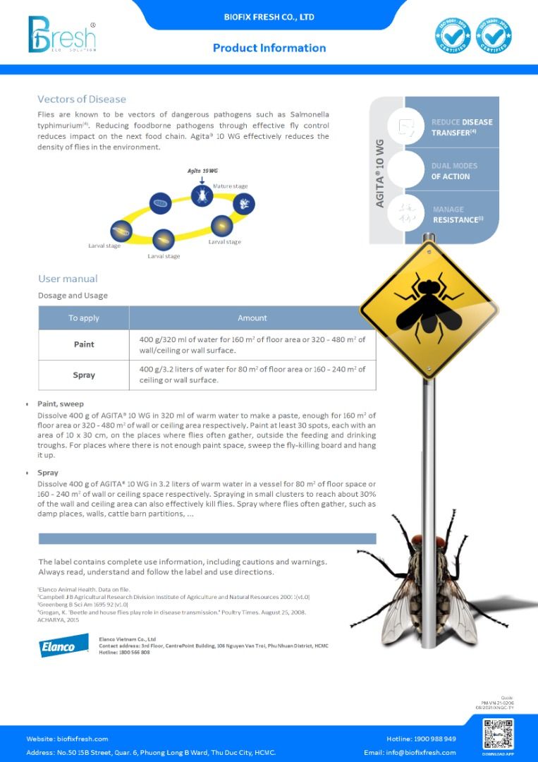 Agita 10 WG Fly Control Insecticide, Commercial & Industrial ...