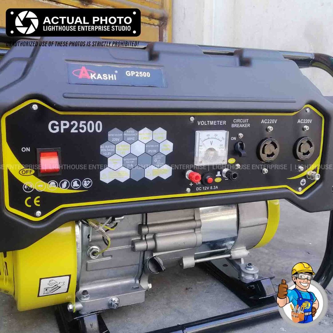AKASHI Japan 2.5kva 3kva 2500w Gasoline Generator Set (GP2500 ...