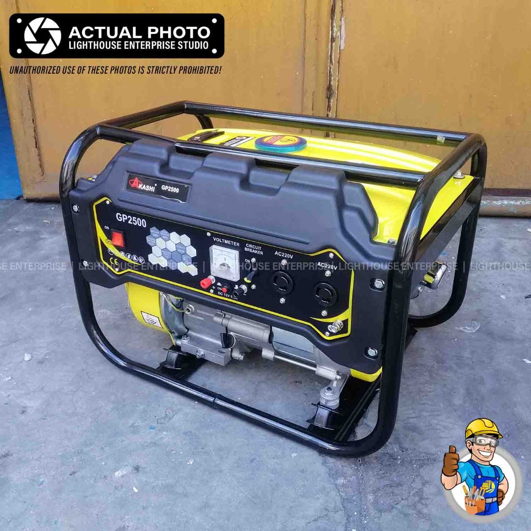 AKASHI Japan 2.5kva 3kva 2500w Gasoline Generator Set (GP2500 ...
