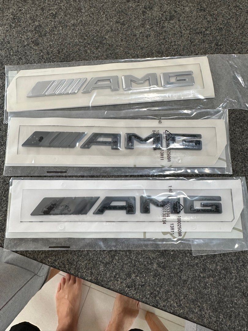 AMG C63 Boot Emblem, Car Accessories, Accessories on Carousell