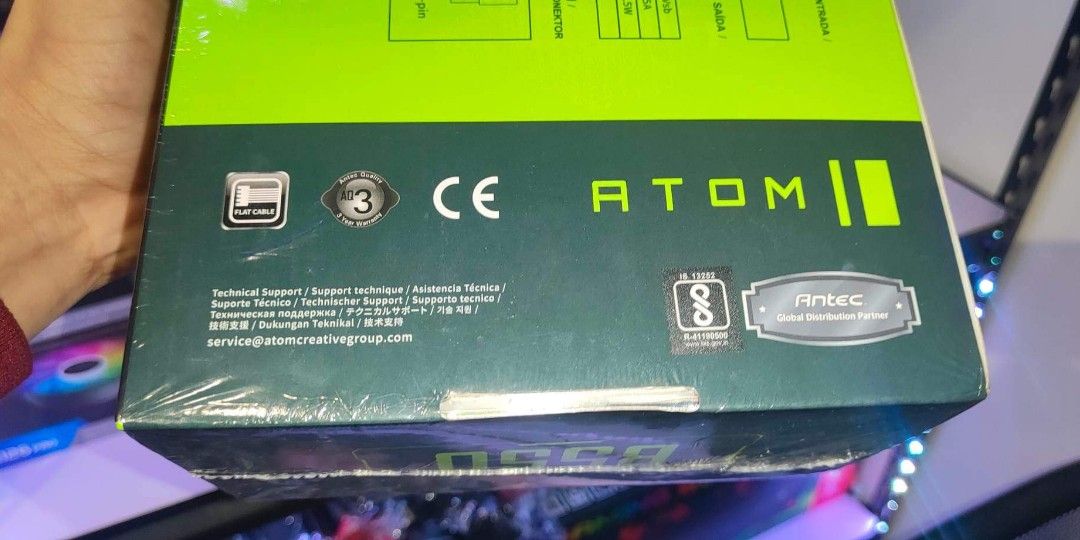 Antec 550W Atom B550 Power Supply PSU 80+ Bronze, Computers & Tech ...