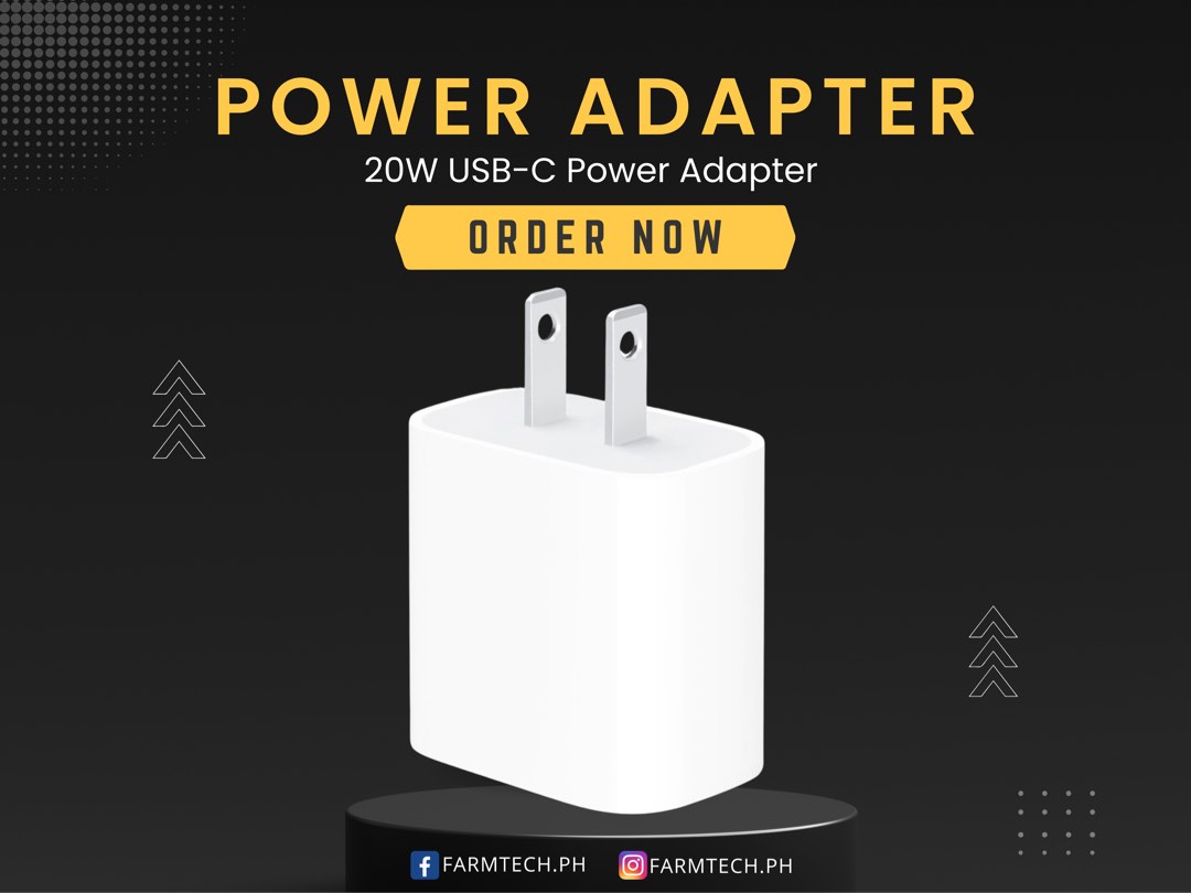 Apple 20W Power Adapter with Cable on Carousell