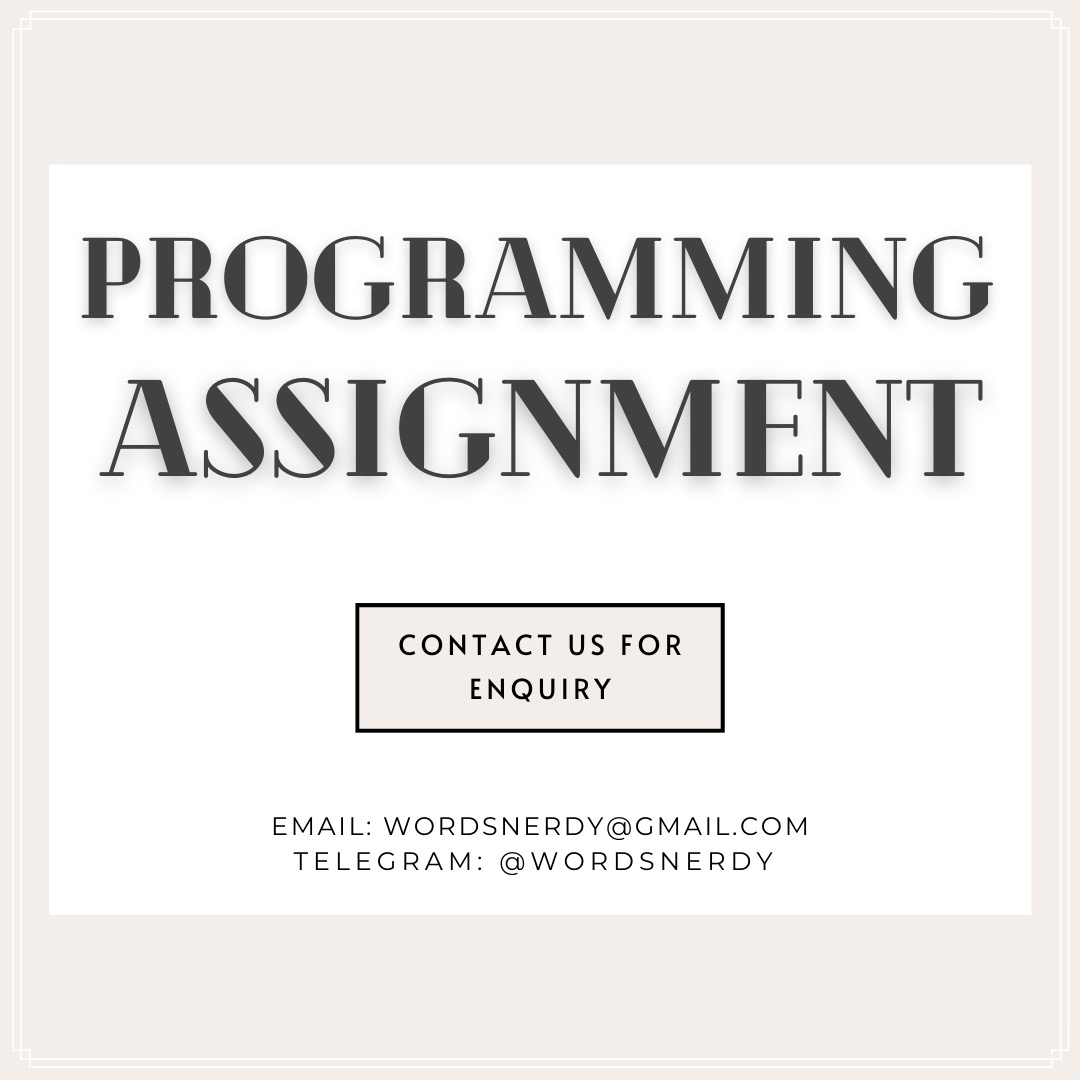 Assignmentprogramming Coding It Learning And Enrichment Professional