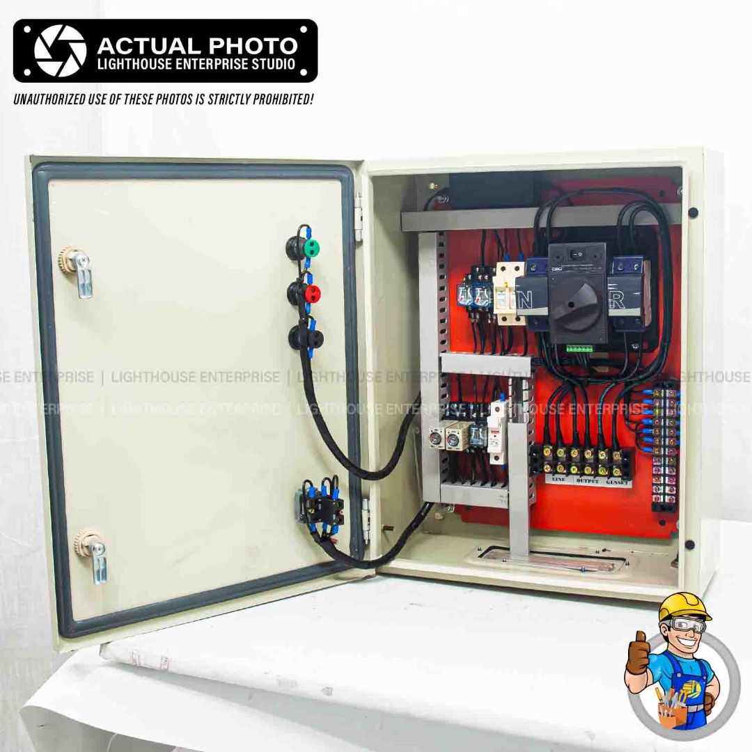 ATS (Automatic Transfer Switch) 63A 5pin with Crank Rated for 63AT/63AF ...