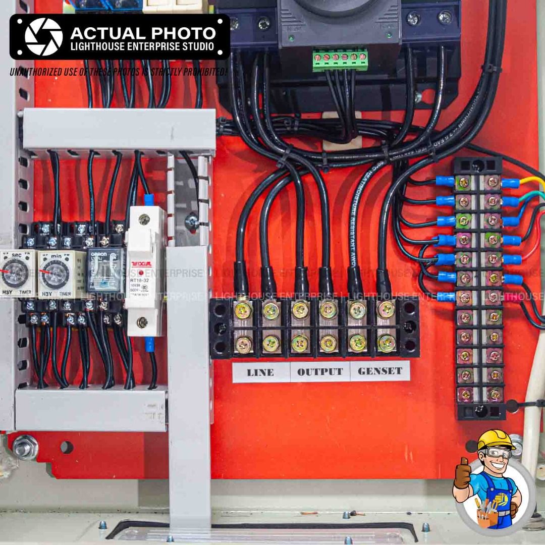 ATS (Automatic Transfer Switch) 63A 5pin with Crank Rated for 63AT/63AF ...