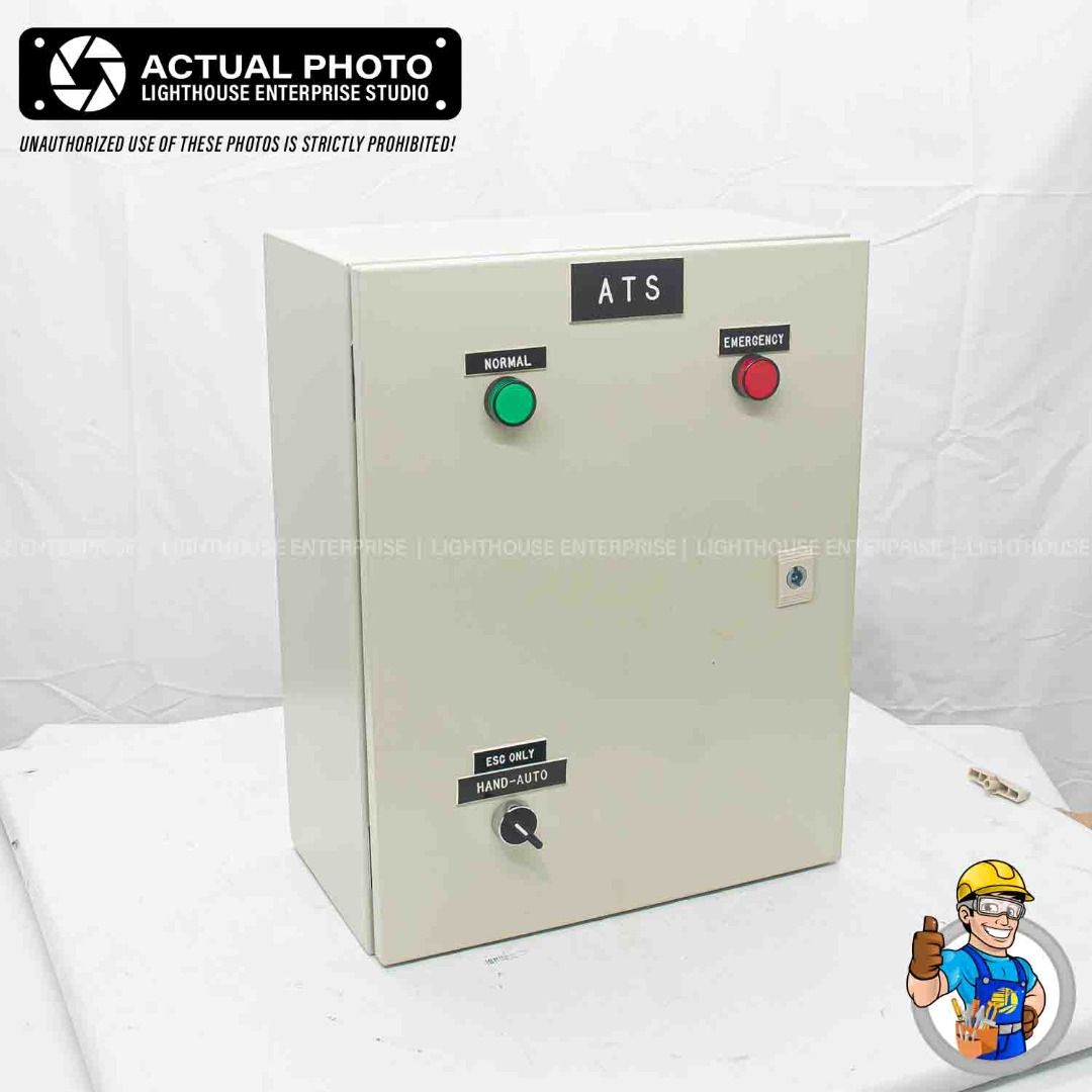 ATS (Automatic Transfer Switch) with Crank Rated for 63AT/63AF 220V 2P ...