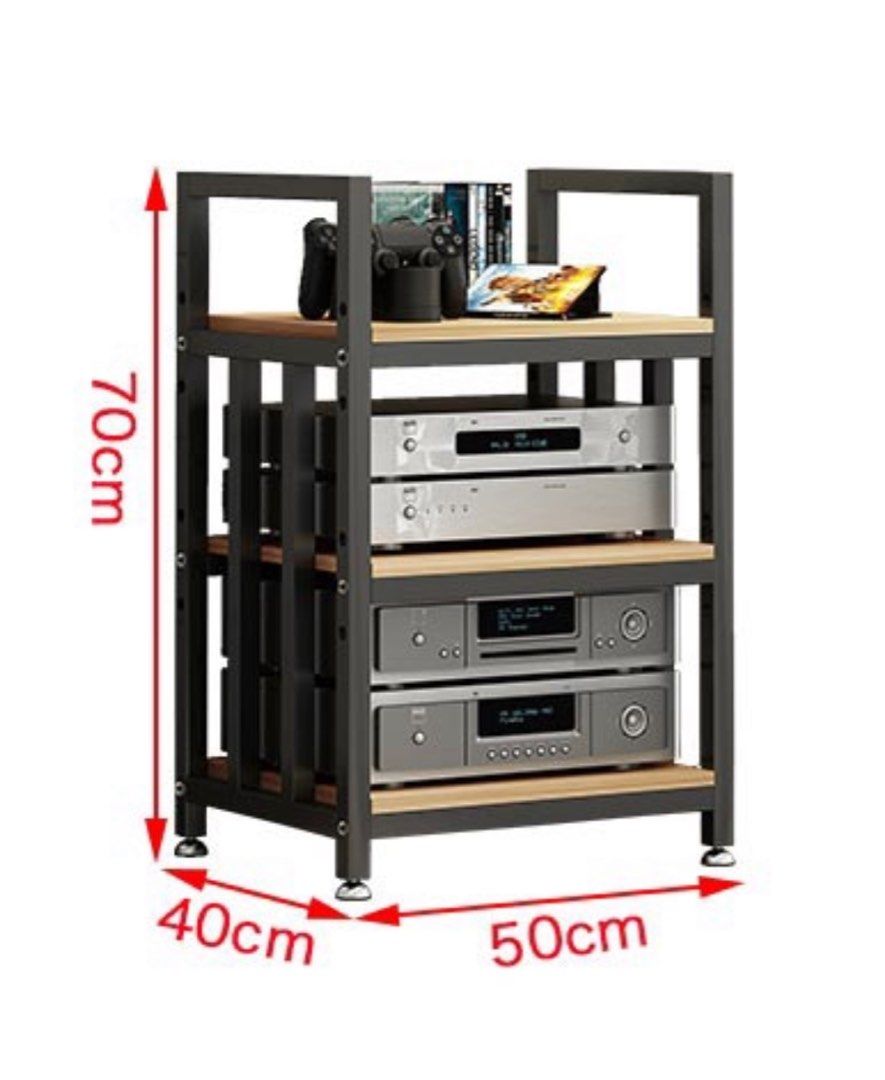 Audio System Rack 70CM & 100CM Height, Furniture & Home Living ...