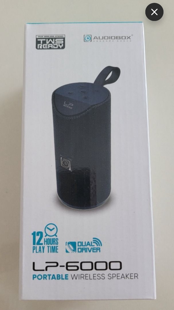 Audiobox LP6000 Portable Bluetooth Speaker (12 Hours Battery Life ...