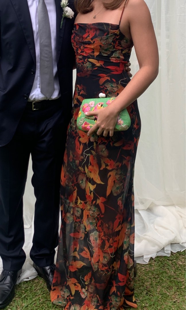 AUTUMN maxi dress - wedding guest dress on Carousell