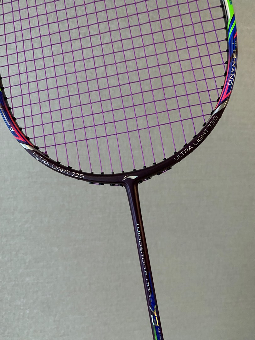 Badminton Racket Li-ning Windstorm Nano 73, Sports Equipment, Sports ...