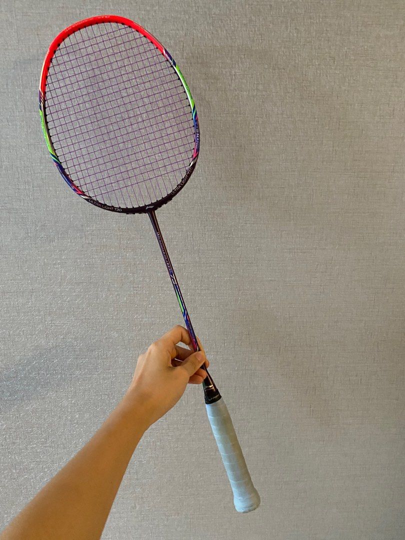 Badminton Racket Li-ning Windstorm Nano 73, Sports Equipment, Sports ...