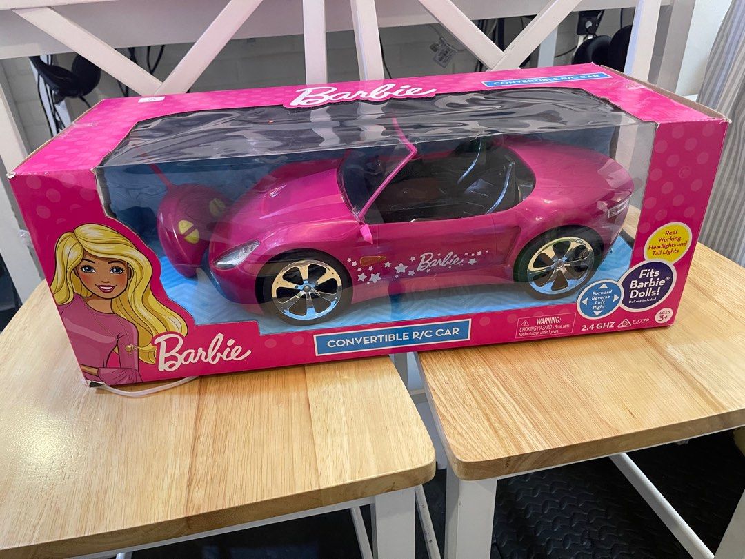 BARBIE RC CAR 2022 MODEL ( sports car ) convertible, Hobbies & Toys ...