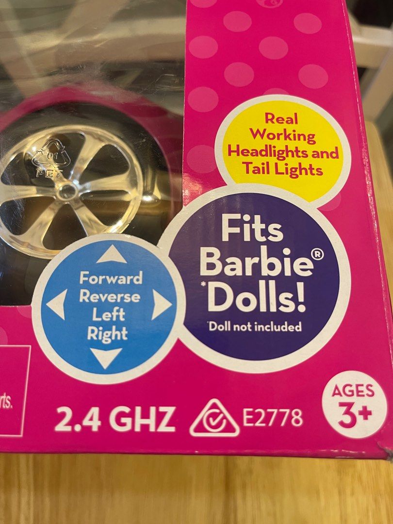 BARBIE RC CAR 2022 MODEL ( sports car ) convertible, Hobbies & Toys ...