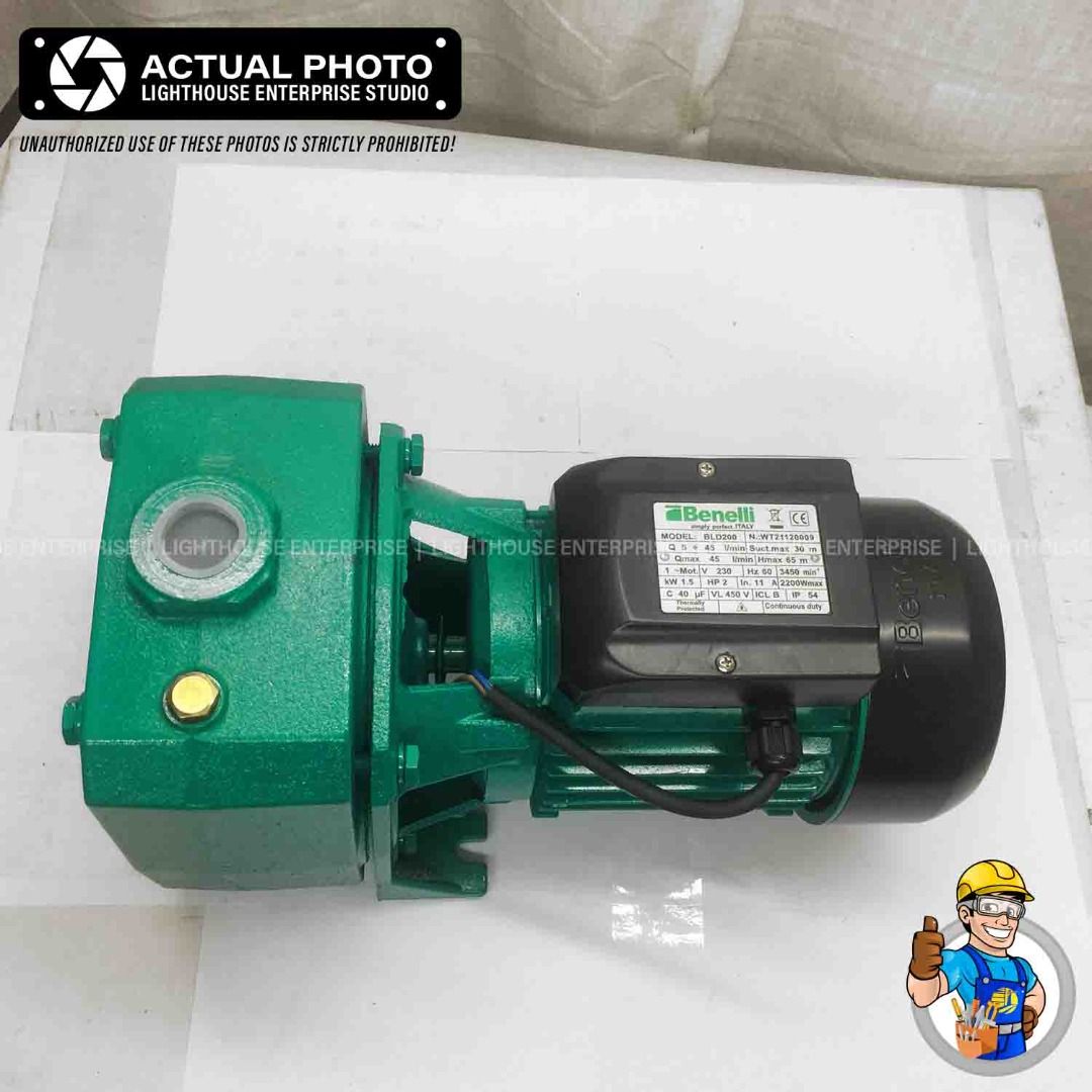 BENELLI Italy Heavy Duty Deep Well Jet Pump with Ejector and Adapter ...