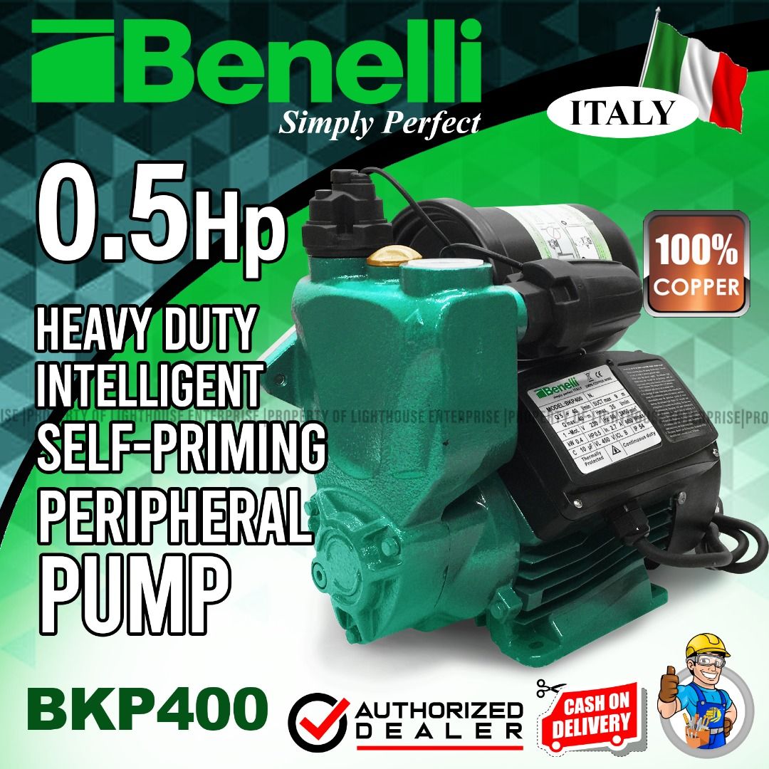 BENELLI Italy Heavy Duty Intelligent Automatic Self-Priming Peripheral ...
