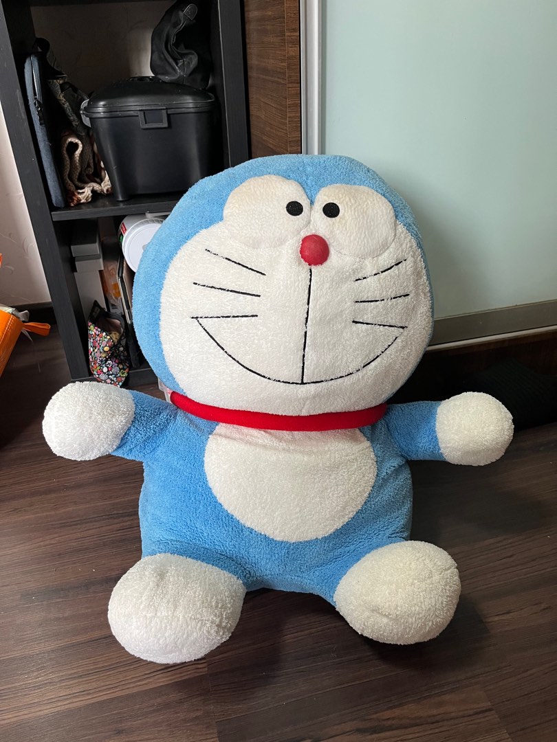Big Doraemon Plushie, Hobbies & Toys, Toys & Games on Carousell