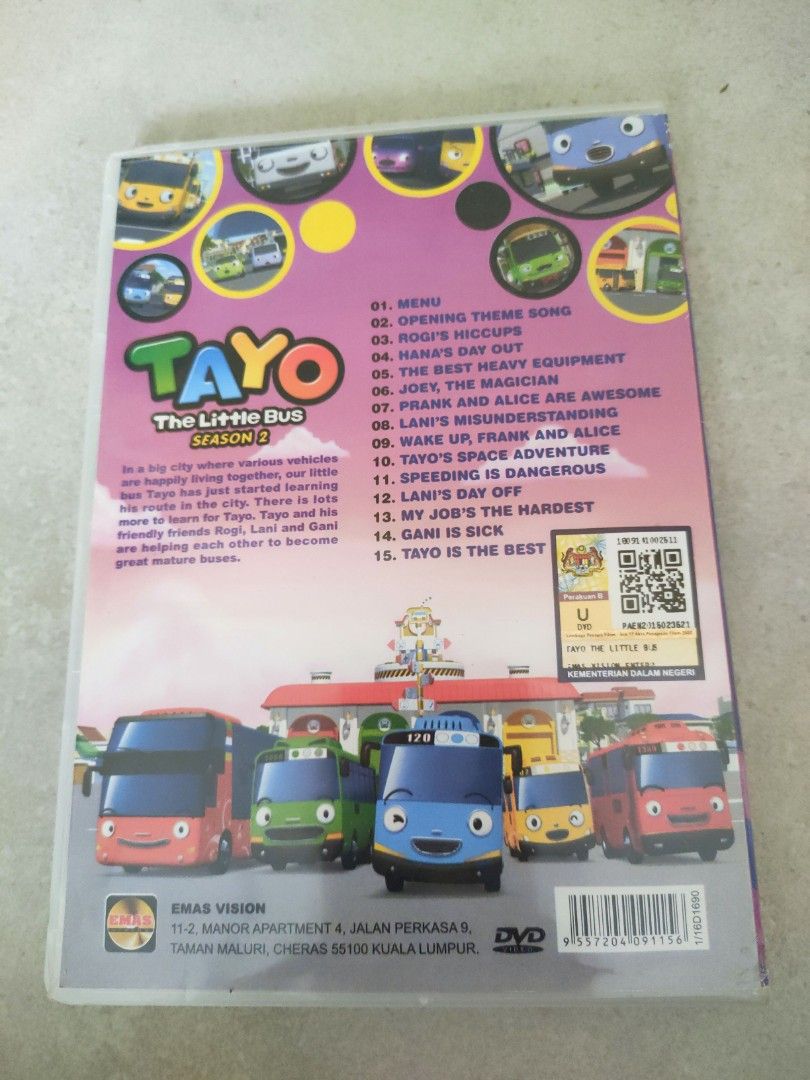 #Blessings: Tayo The Little Bus DVD, Everything Else on Carousell