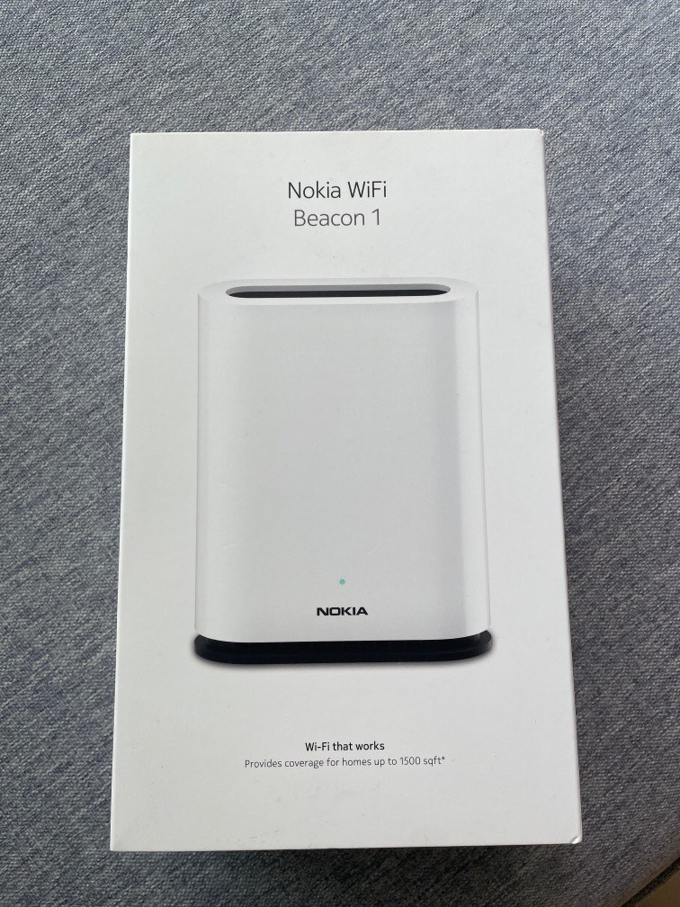 BNIB Nokia Beacon 1 Wi Fi Mesh Router AC1200 Wifi Extender, Computers ...