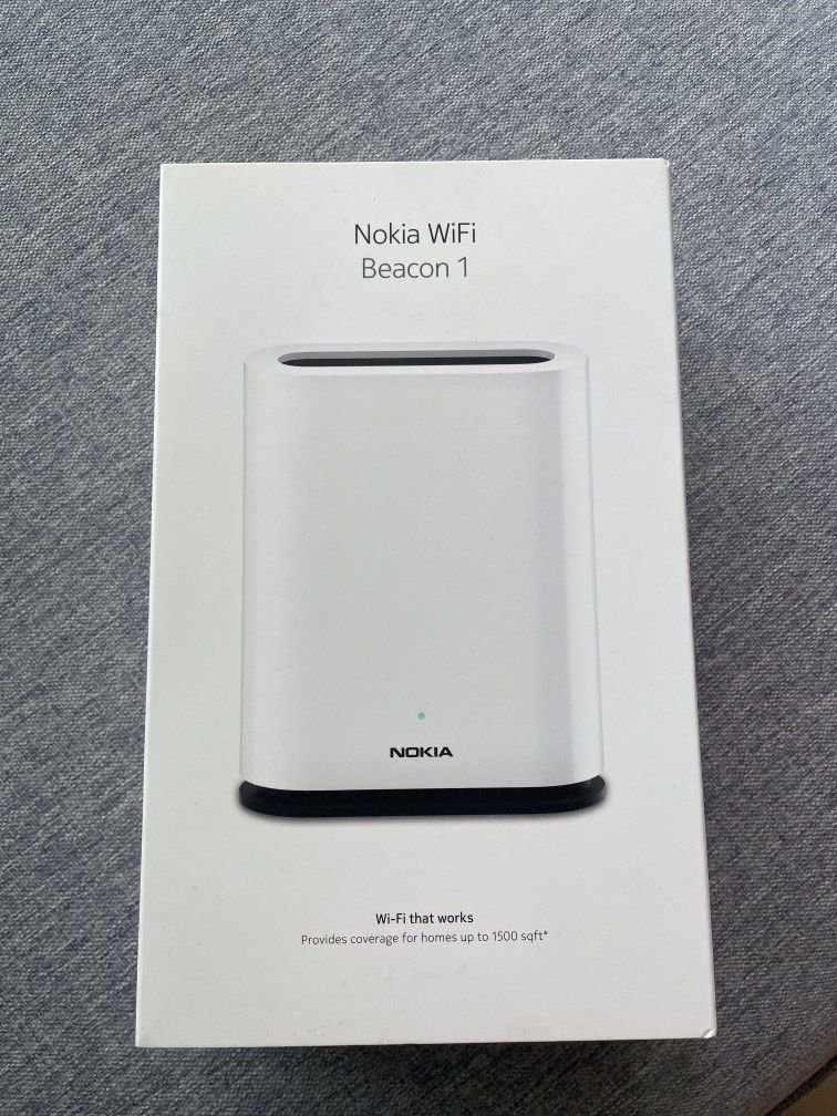 BNIB Nokia Beacon 1 Wi Fi Mesh Router AC1200 Wifi Extender, Computers ...