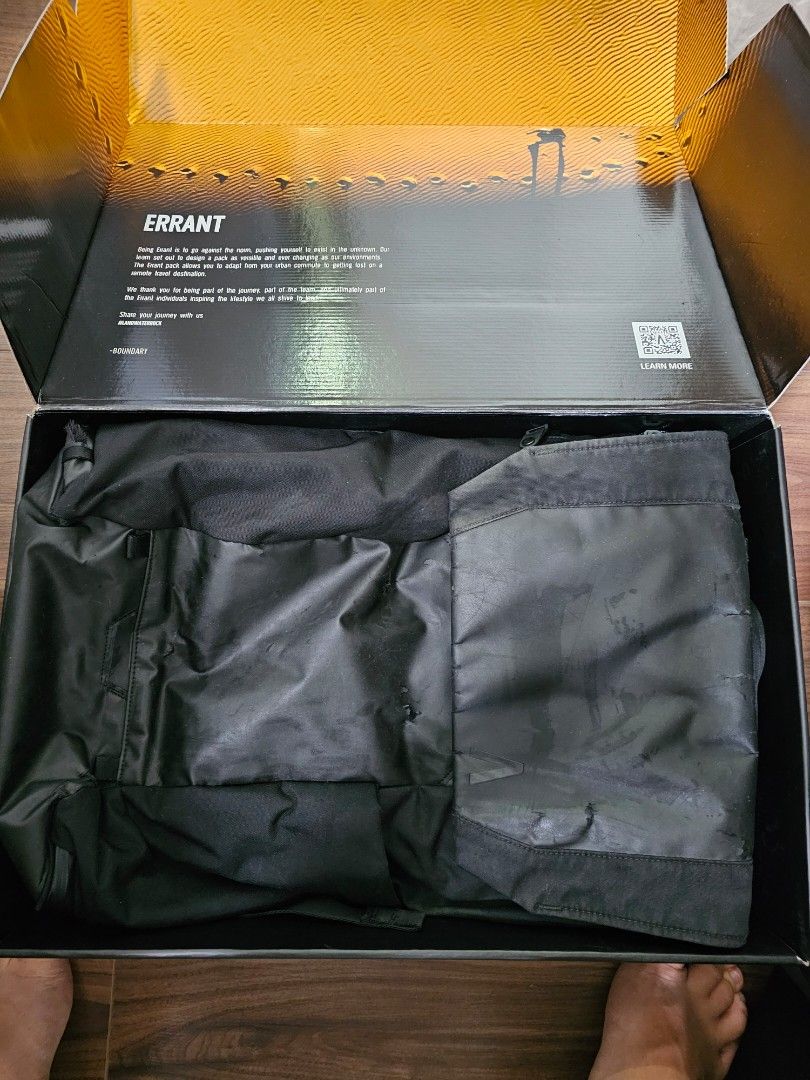 Boundary Supply Errant, Men's Fashion, Bags, Backpacks on Carousell