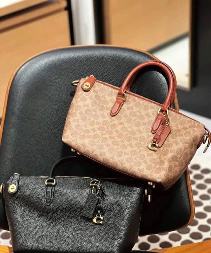 BRAND NEW ORIGINAL US MALL PULL OUT COACH NEUTRAL CARA SATCHEL IN ...