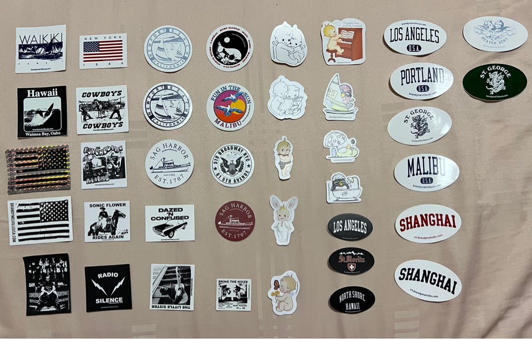 Brandy Melville Stickers Logo