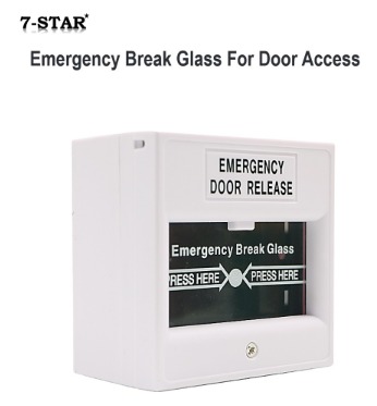 BREAKGLASS Emergency Door Release for Door Access (White) (AT1214 ...