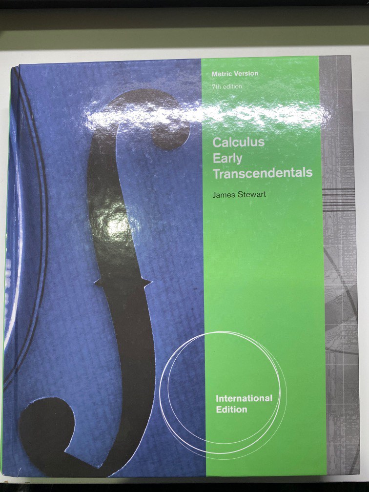 Calculus Early Transcendentals 7th edition by James Stewart, 興趣及遊戲, 書本 ... Calculus Early Transcendentals 7th edition by James Stewart, 興趣及遊戲, 書本 ...