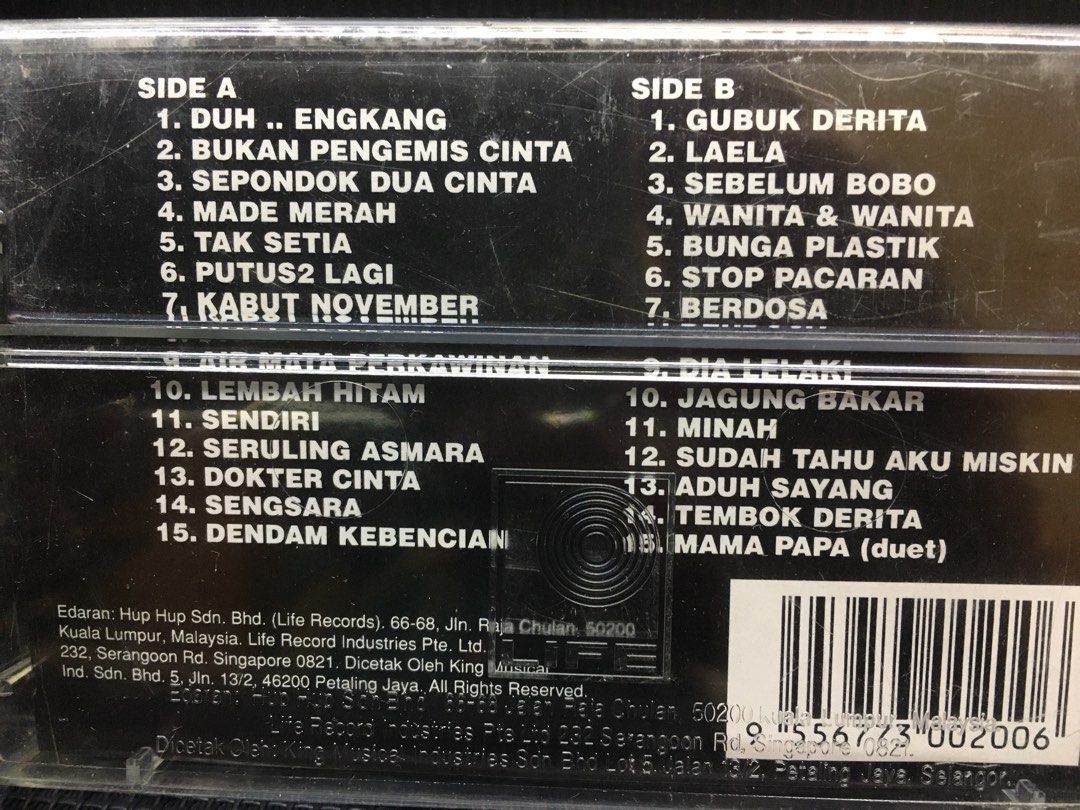 (Mal Cassette) non stop dangdut karya 3 pencipta, Hobbies & Toys, Music ...