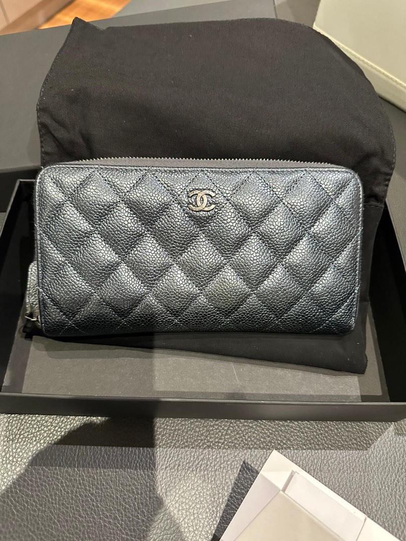 Chanel long wallet, Luxury, Bags & Wallets on Carousell