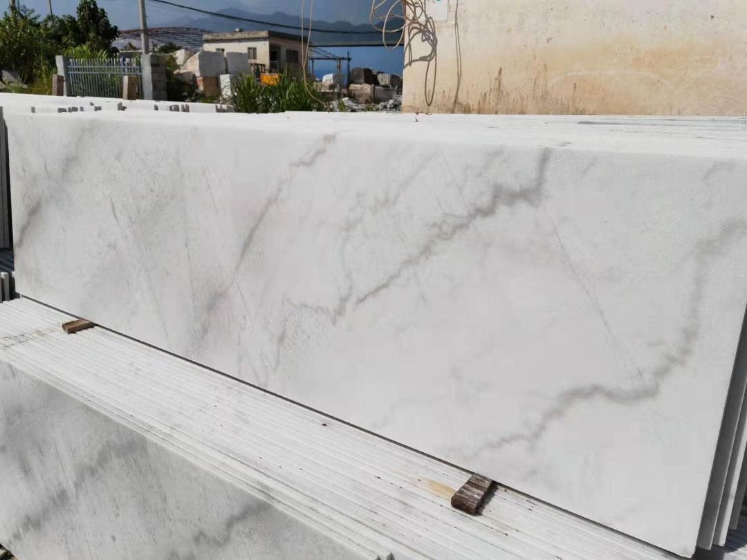 Cloudy White Marble Stone Countertop Interior Designs, Furniture & Home ...