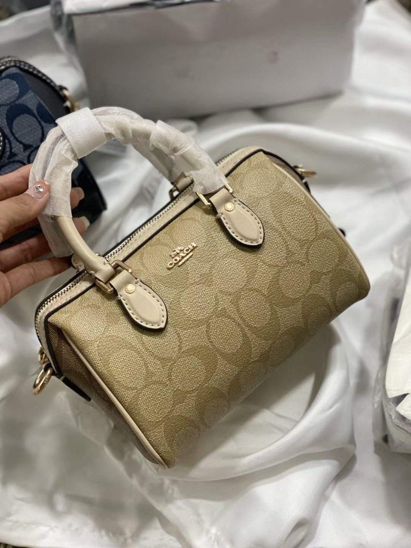 Coach Signature Canvas Rowan Mini Crossbody, Women's Fashion, Bags & Wallets, Cross-body Bags on ...