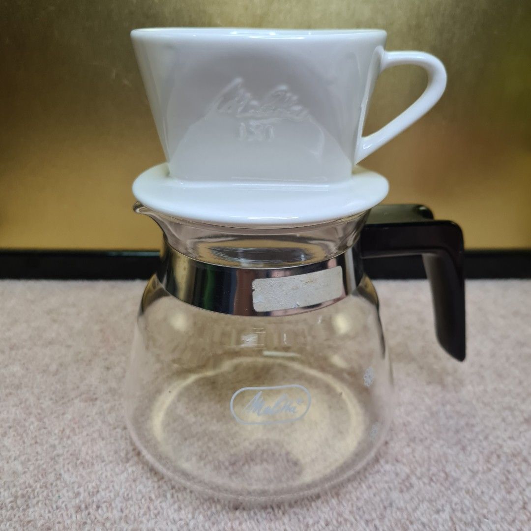 "COFFEE LOVER'S SET" MELITTA 1X1 COFFEE DRIPPER & A SERVER WITH BLACK ...