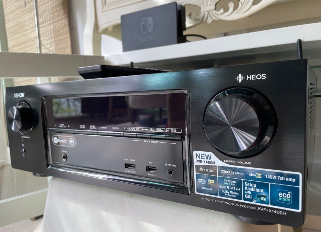 Complete 5.1 surround sound system with Denon amp, Earthquake 10-inch ...