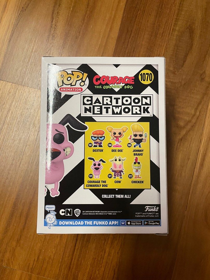 Courage The Cowardly Dog Cartoon Network Funko Pop 1070, Hobbies & Toys ...