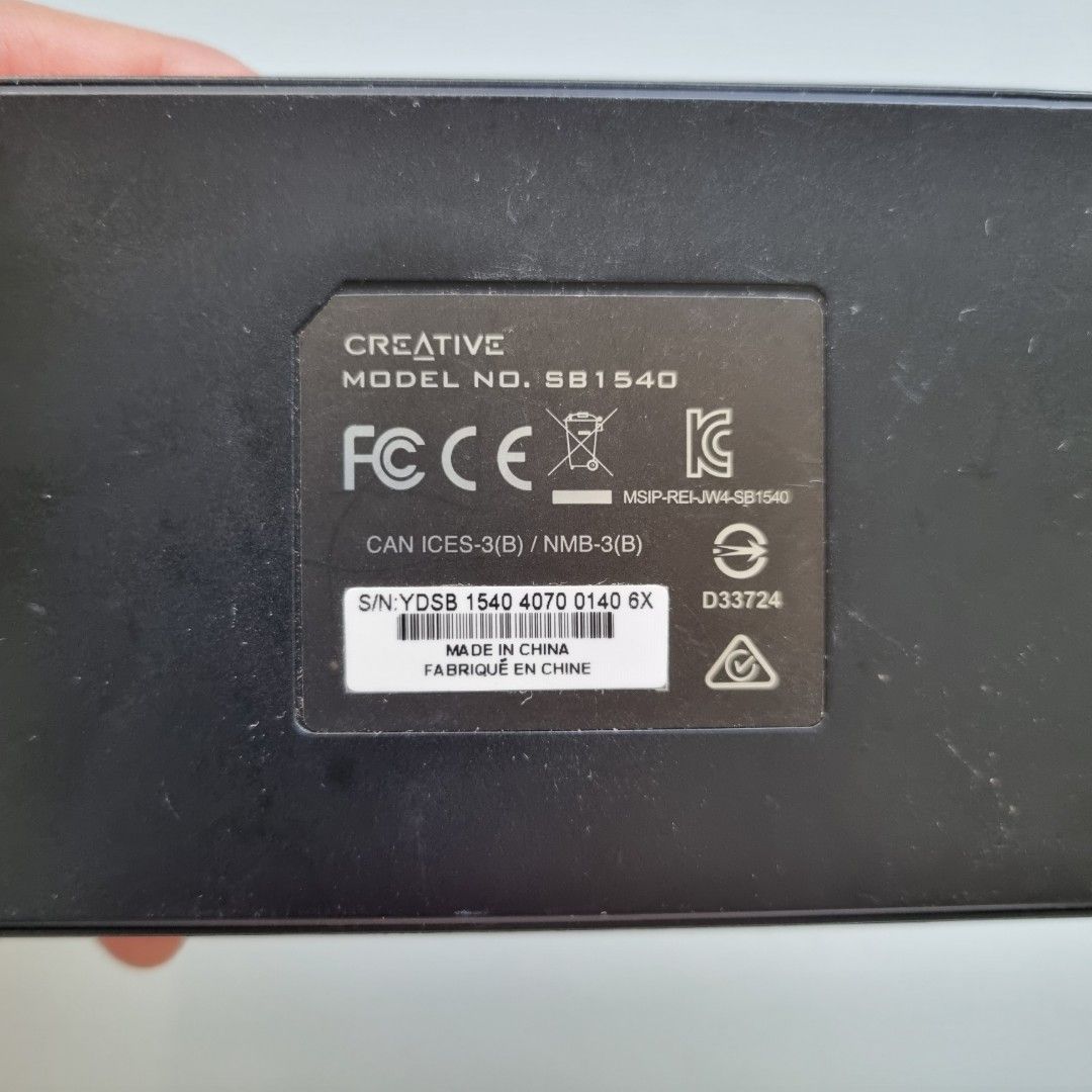 Creative Sound Blaster SB1540, Audio, Other Audio Equipment on Carousell
