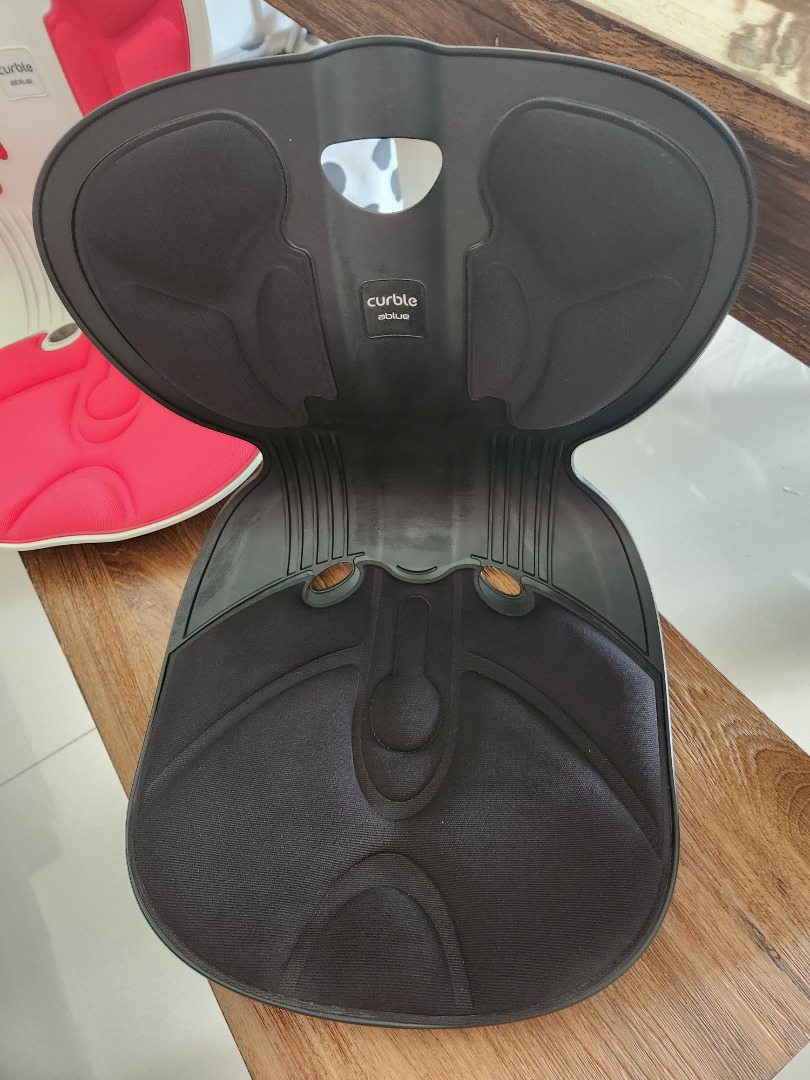 Curble posture support chairs [Red one SOLD], Furniture & Home Living ...