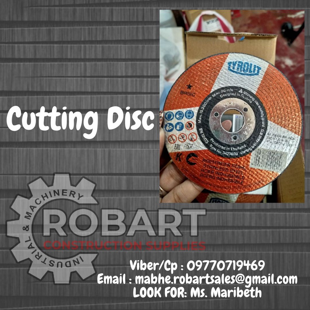 cutting disc, Commercial & Industrial, Construction Tools & Equipment ...
