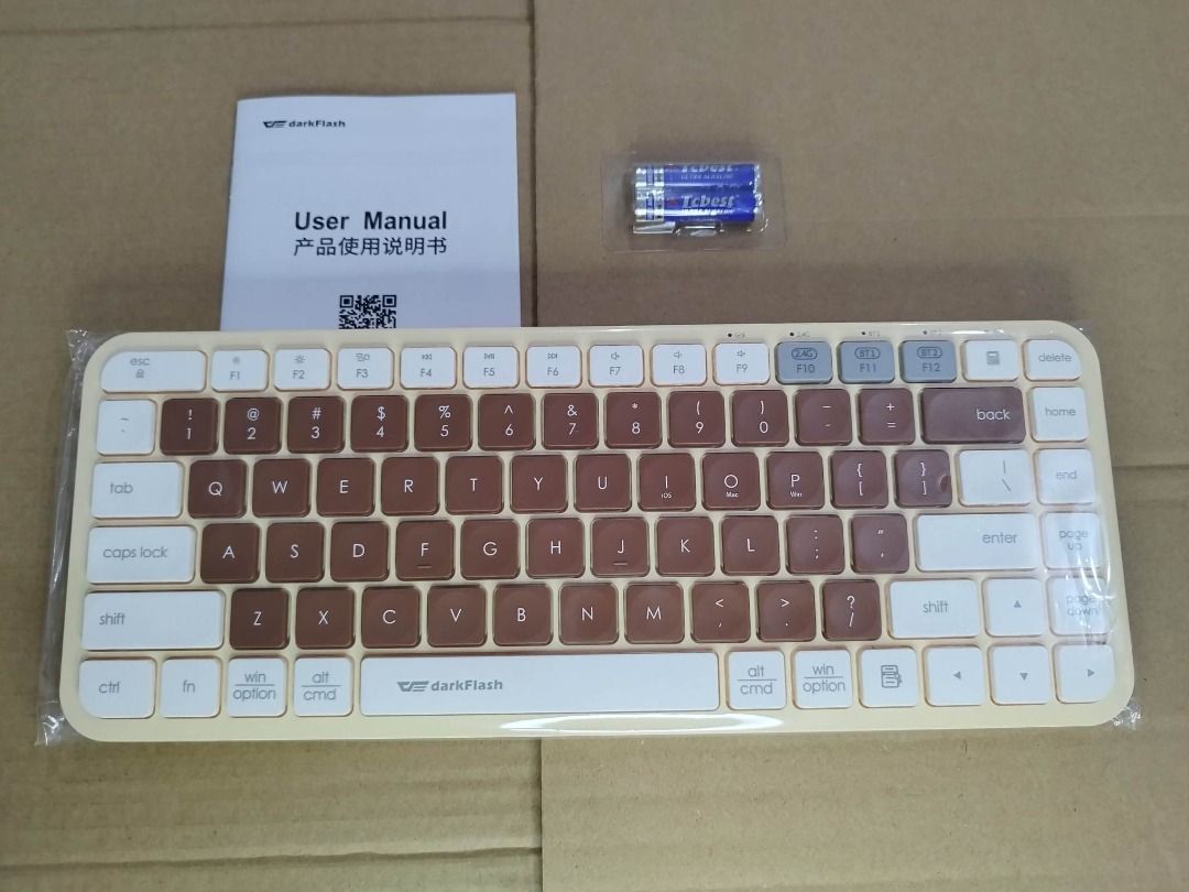 Darkflash Wireless Keyboard Mocha, Computers & Tech, Parts ...