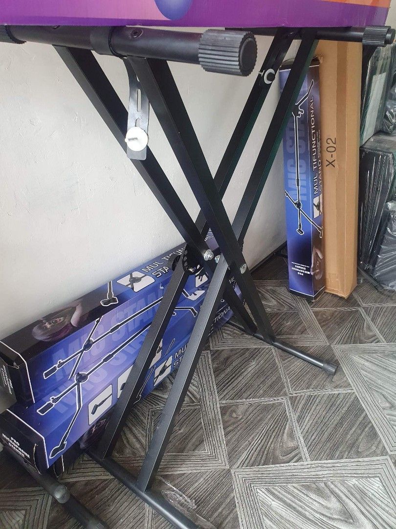 Davis Double X-Type Heavy Duty Keyboard Stand, Hobbies & Toys, Music ...