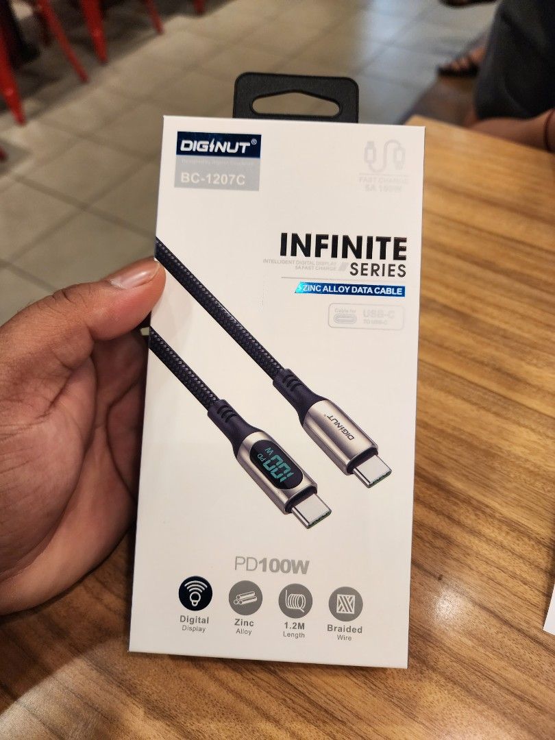 DIGINUT INFINITE SERIES (TYPE C-TYPE C) FAST CHARGING cable, Mobile ...
