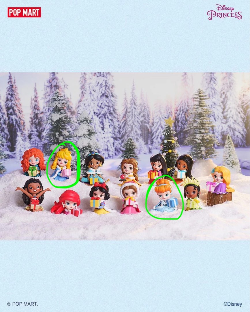 Disney Princess Winter Gifts Popmart, Hobbies & Toys, Memorabilia ...